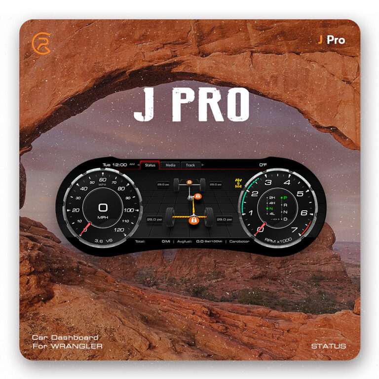 Carobotor jeep wrangler JK digital dashboard J Pro