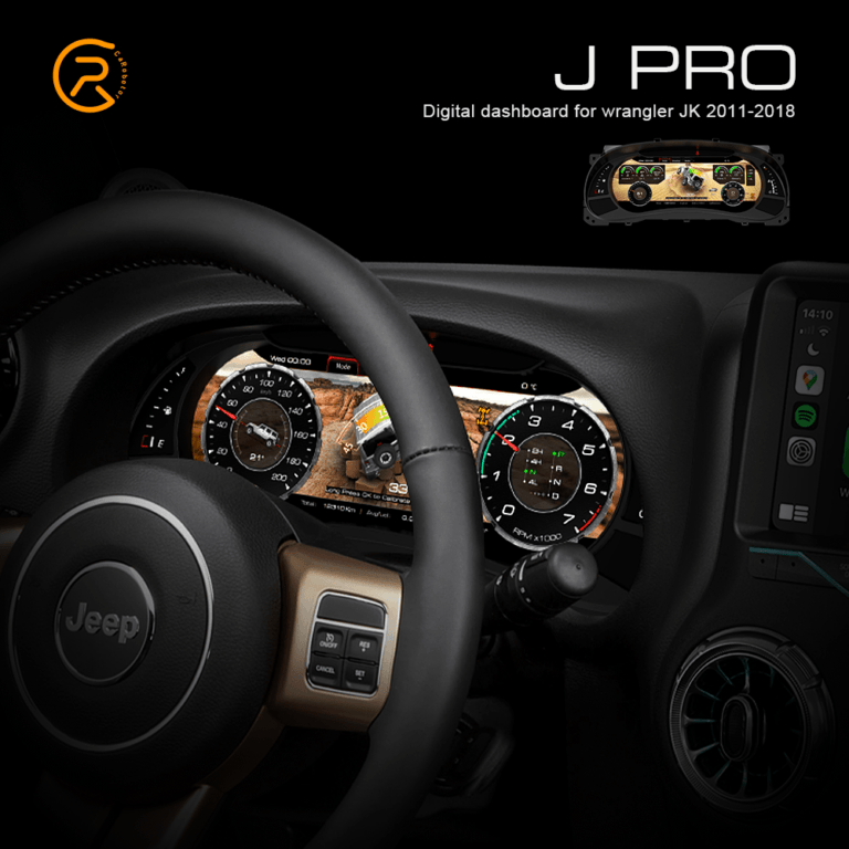 Carobotor jeep wrangler JK digital dashboard J Pro